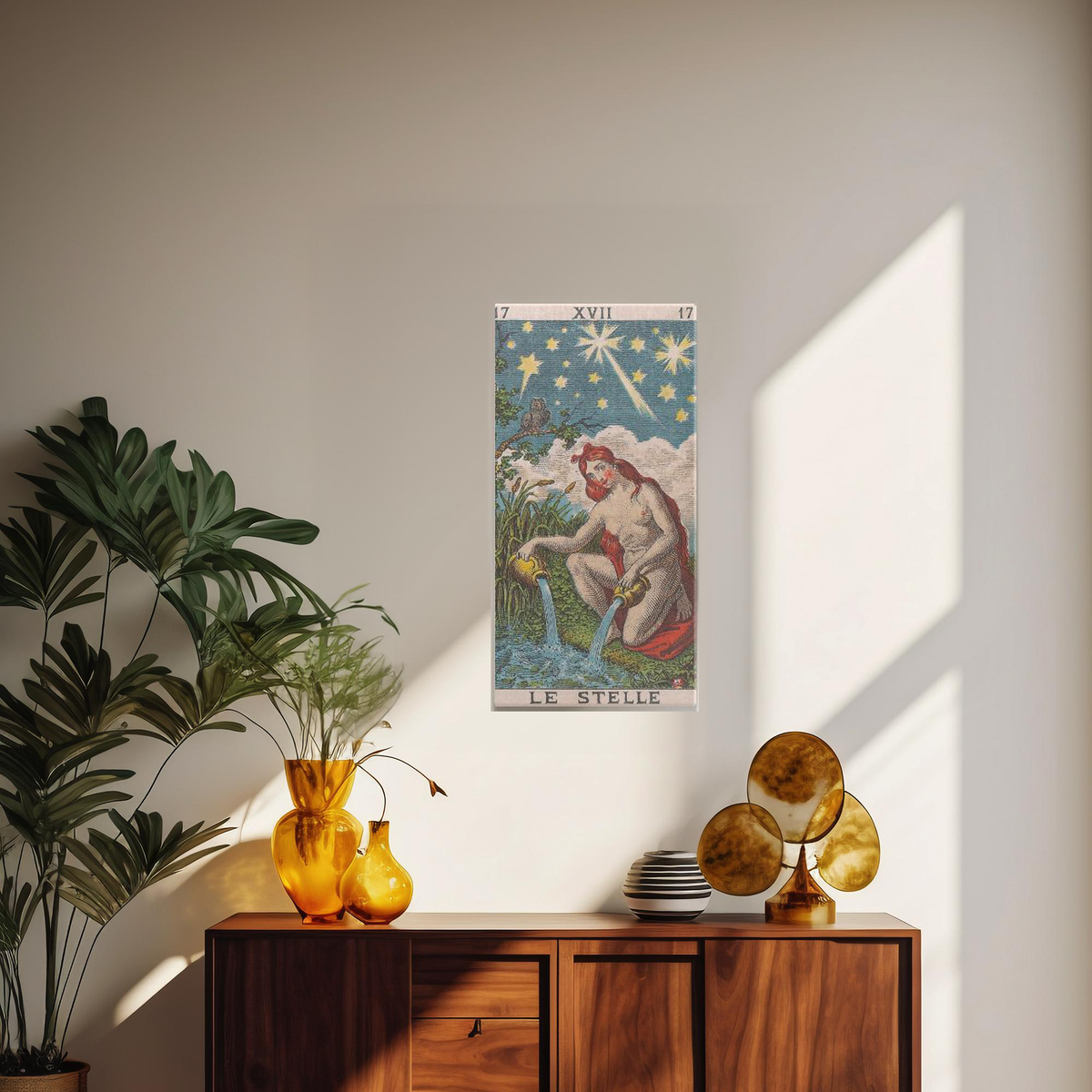 Le Stelle (The Star), Soprafino Tarot, Canvas Print – McClosky's ...