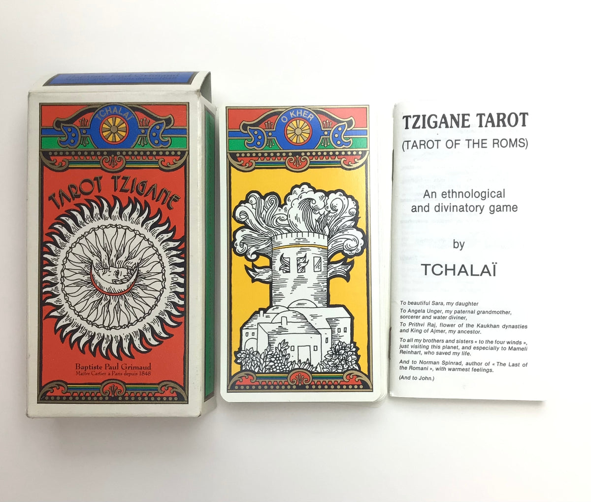 1984 Tarot Tzigane (Tarot of the Roms) by TCHALAÏ – McClosky's ...